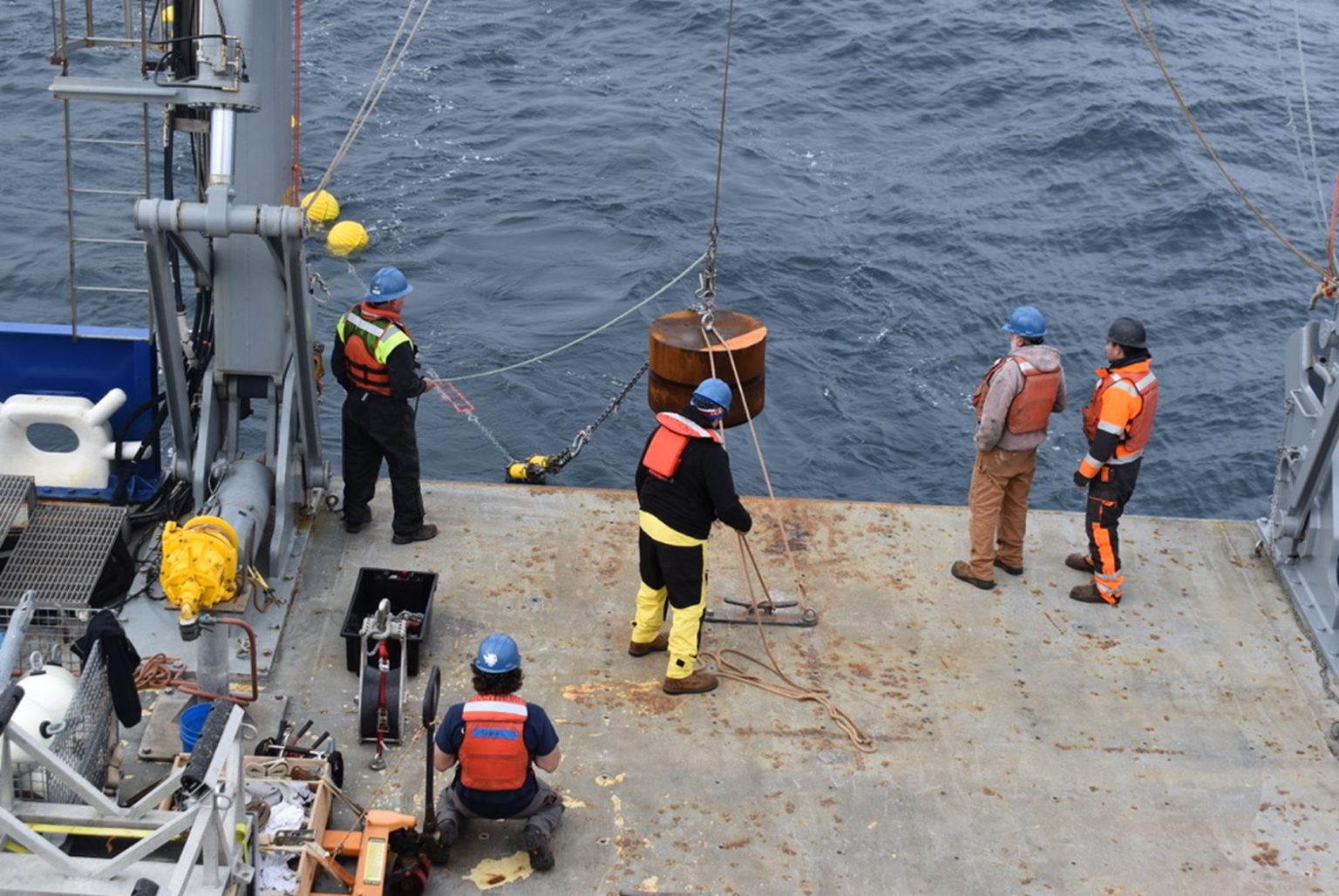 Mooring Operations along the CF Array - OSNAP